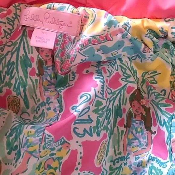Jackets & Coats | Lilly Pulitzer Pink Puffer Vest | Poshmark